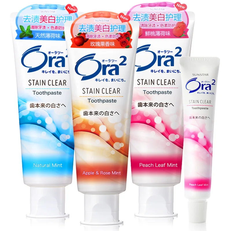Ora2/ Ora2 toothpaste tooth whitening refreshing breath halitosis ...