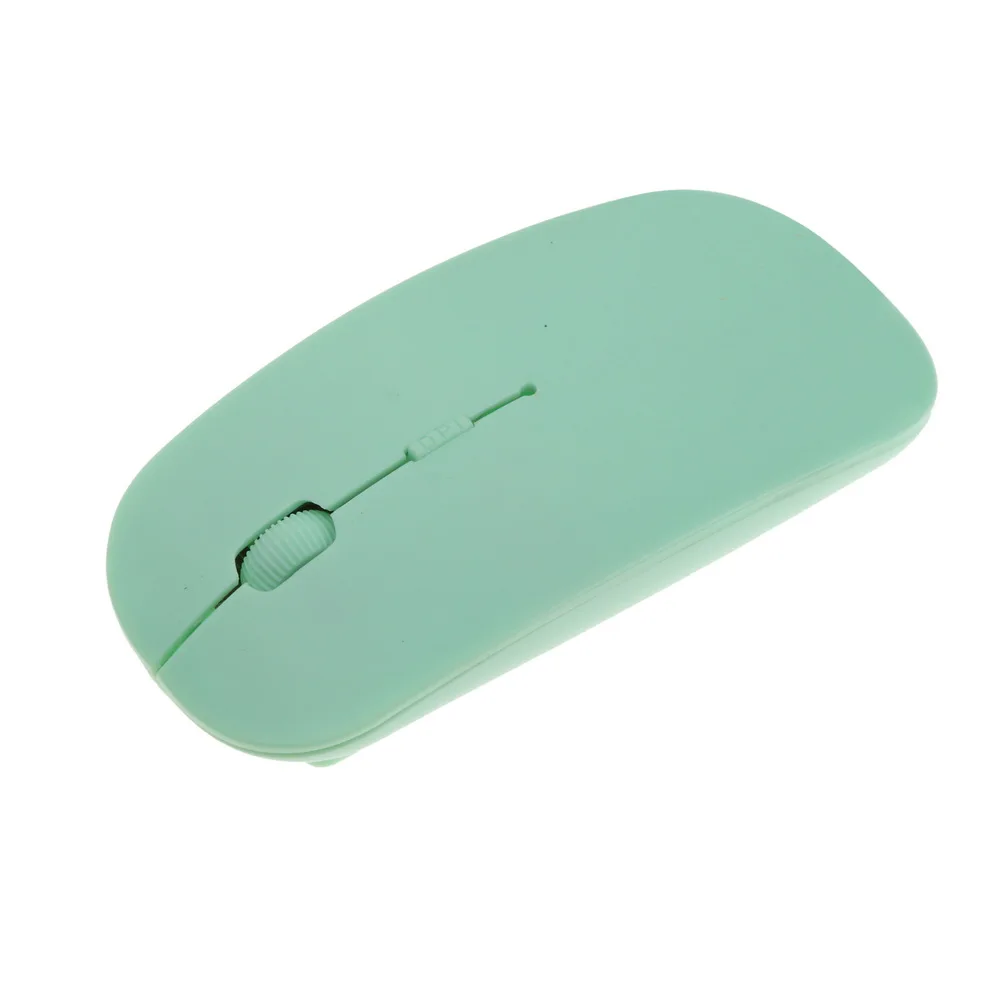 kebidumei Ultra Thin USB 2.4Ghz Wireless Mouse Optical Gaming For Apple ...