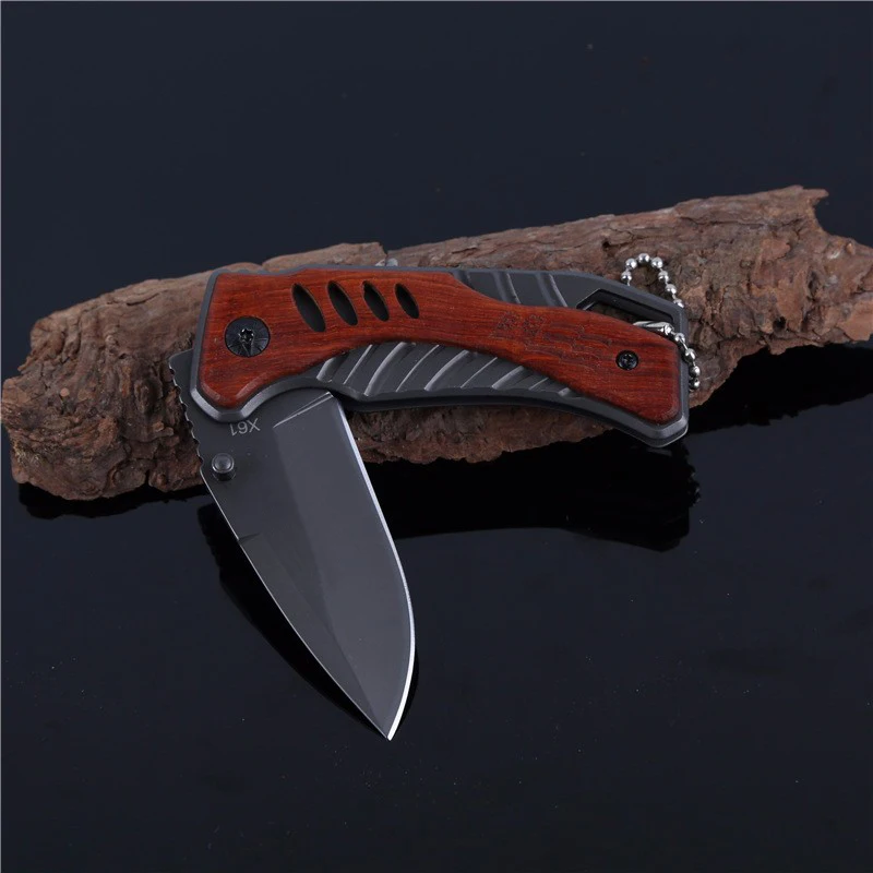 Free shipping wide blade BUCK X61 Survival Pocket Knife Tactical ...