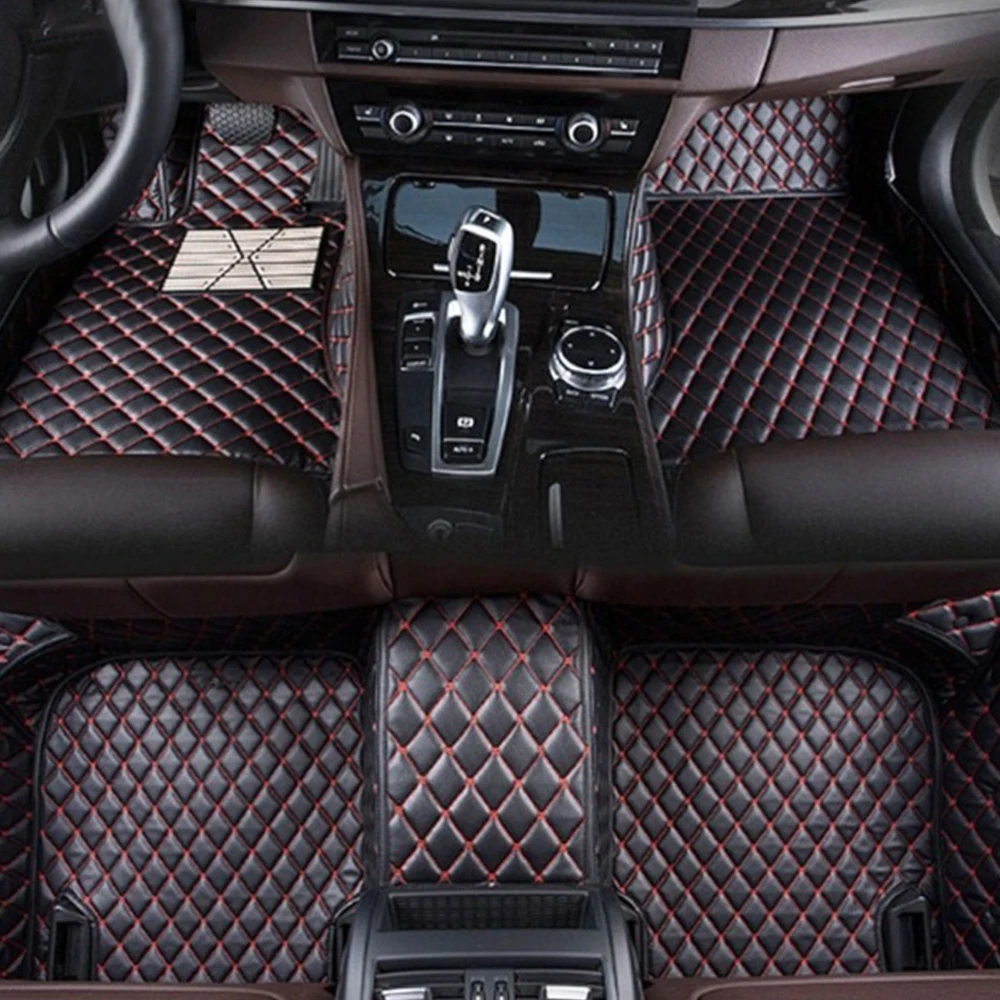 Car Floor Mats For BMW 5 Series G30 G31 G38 530i 540i 520d 530d Leather ...