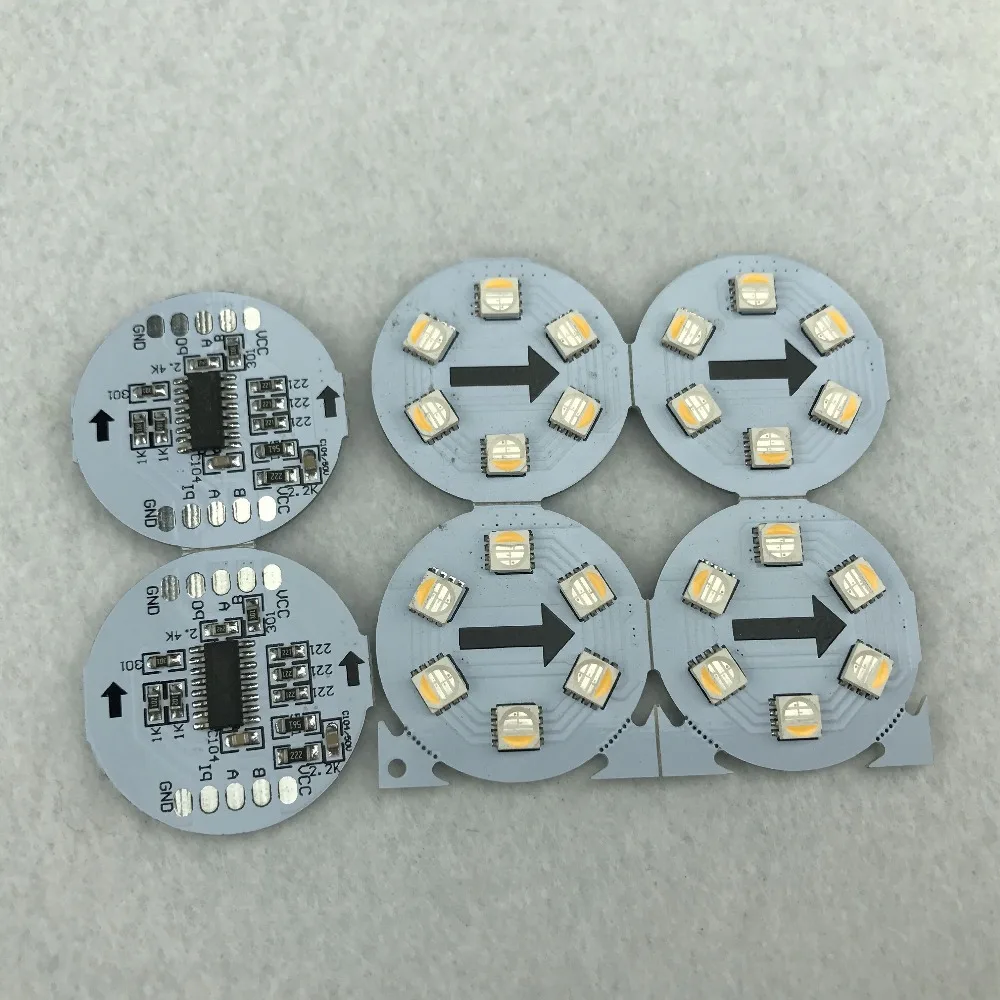 Dc24v Rgbw Dmx512ucs512 Chip5050 Smd Addressable Pixel Pcba6 Piece Of 5050 Smd Led144w