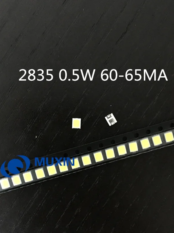 1000pcs Smd Led 2835 White Chip 0.5w 3v 150ma 50-55lm Ultra Bright Smt ...