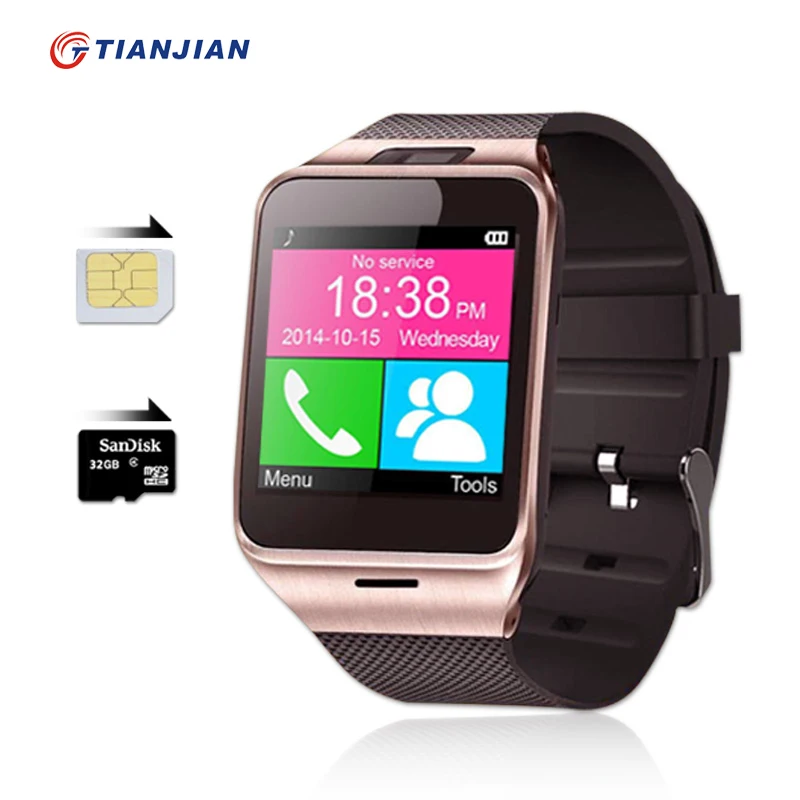 Smart Watch GV18 Android Bluetooth Smart Uhren Sport Schrittzähler ...