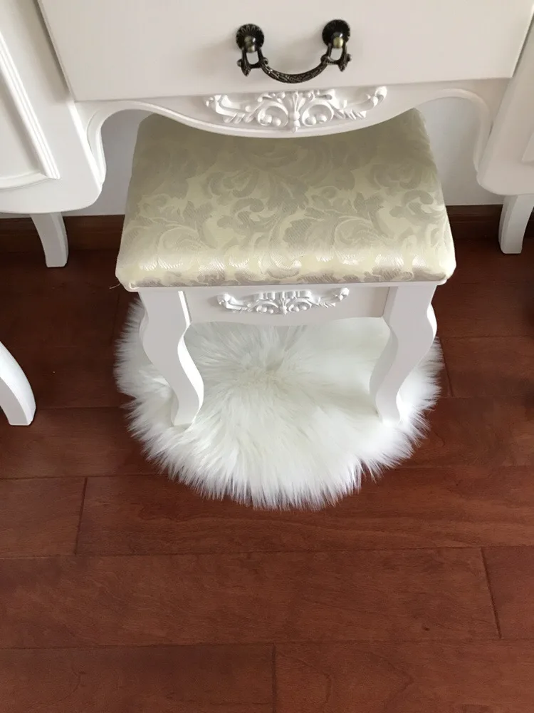 Muzzi Чехол для стула из искусственного меха и овчины мягкий ковер ...