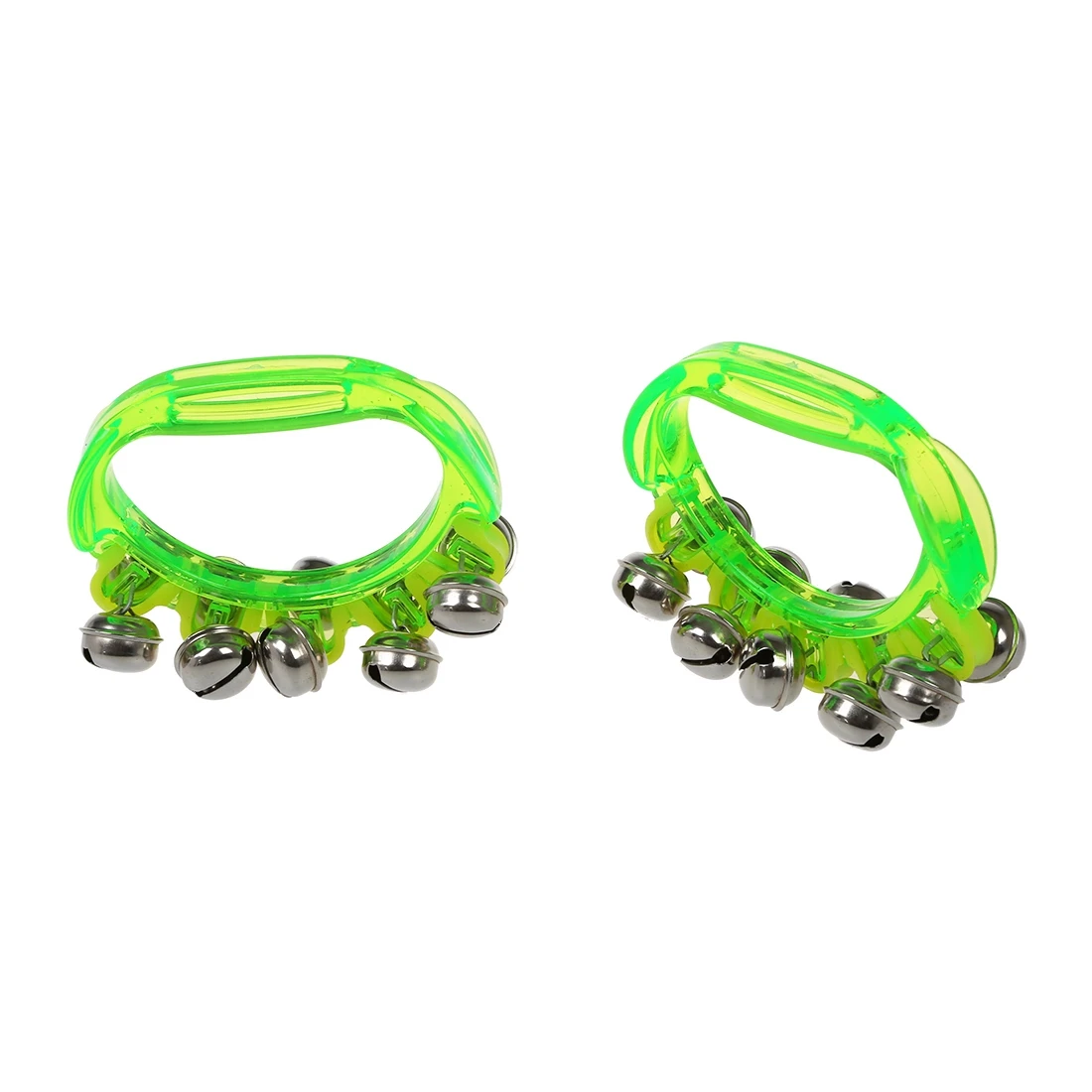ABWE Best Sale Lot of 2 tambourine Bell Jingle Bell green Percussion ...