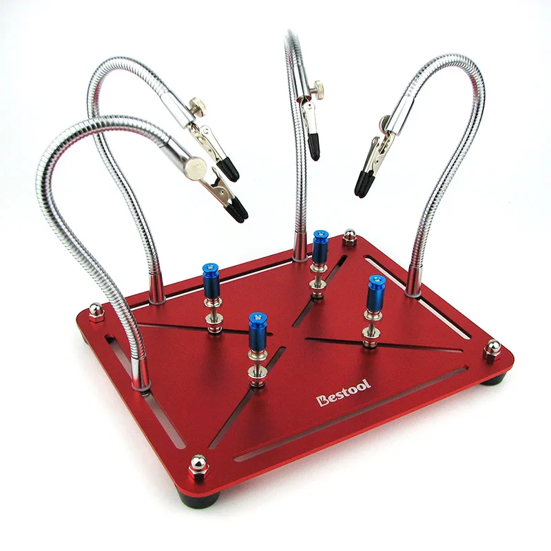 TOOKKS-PCB-Holder-Third-Hand-for-Soldering-Helping-Hand-with-Magnifier ...