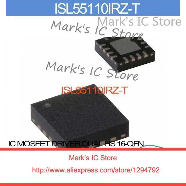 ISL55110IRZ T ic mosfet 드라이버 dual hs 16 qfn ISL55110IRZ 55110 ISL55110 ...