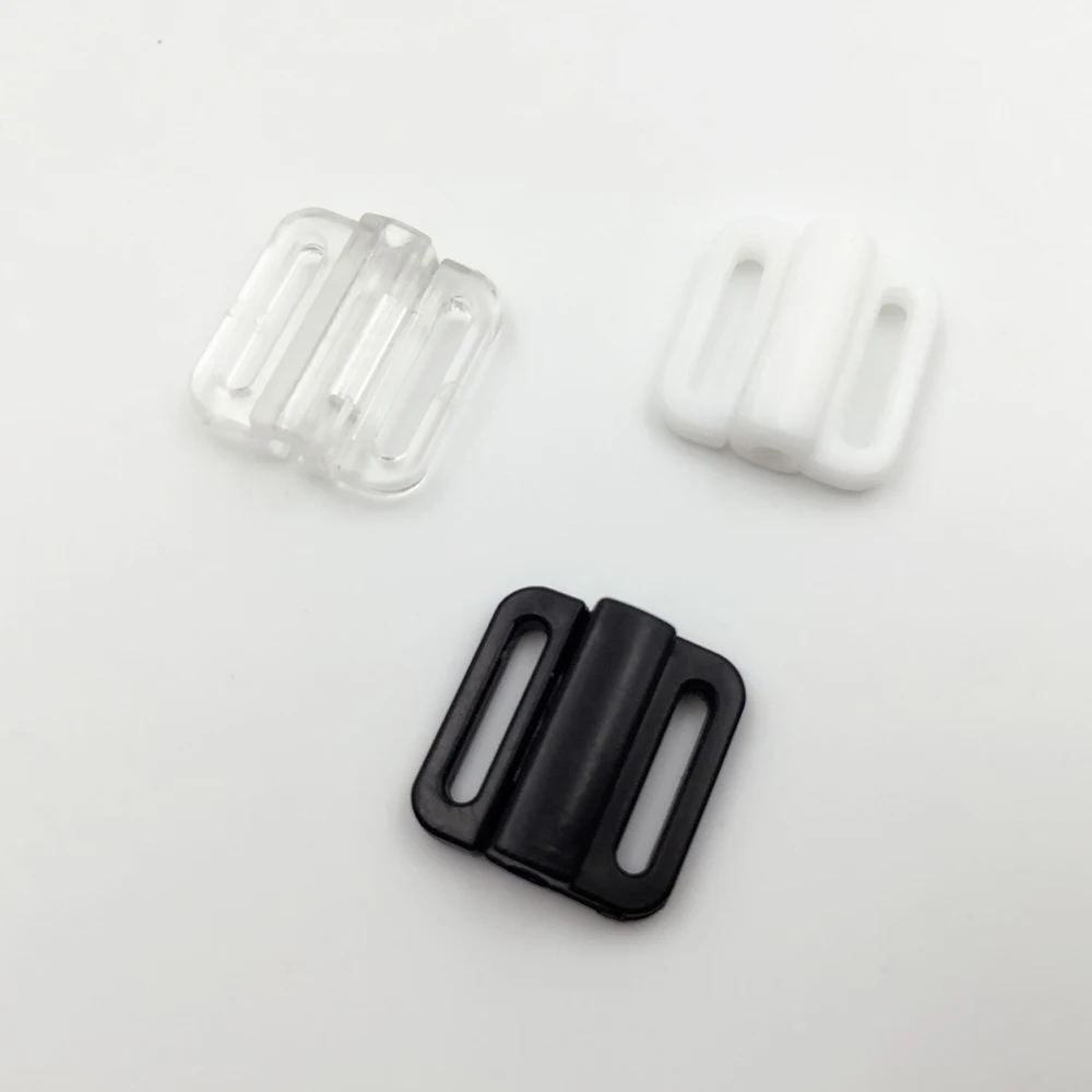 Free Shipping 500 Sets Lot Plastic Bikini Bra Clip Swimwear Clickers Bra Front Clasp Quilt