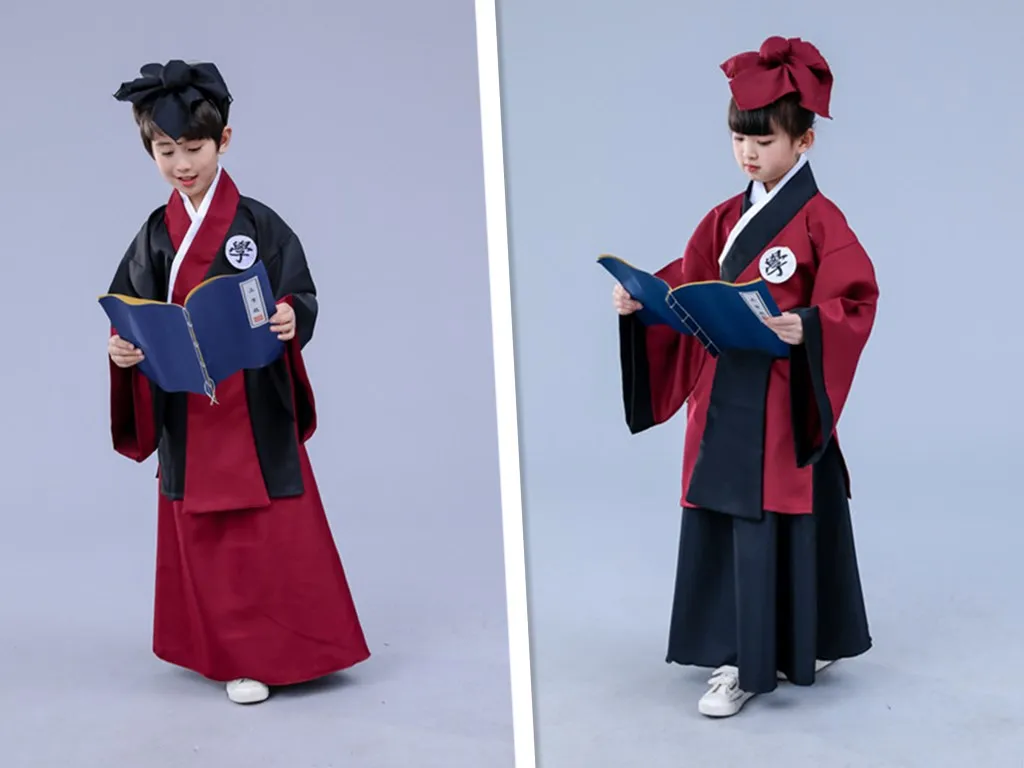 Traditional Chinese Clothing for Kids Boys Girls Ancient Costume Hanfu ...