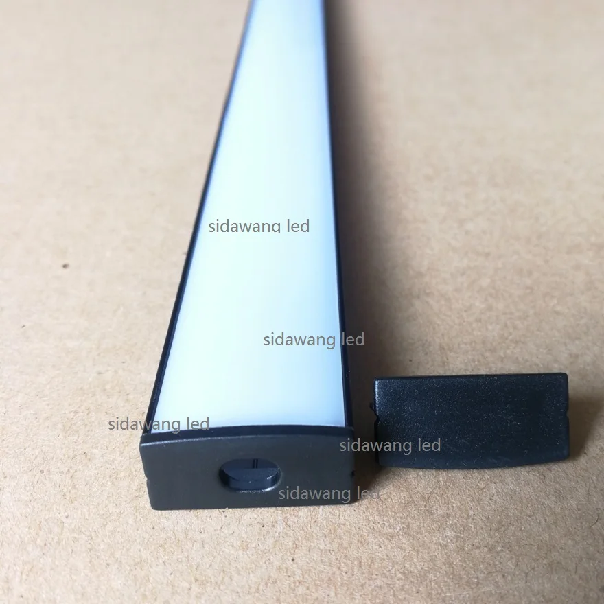 6pcs-x-6-6ft-2m-Black-Anodized-Kitchen-Led-aluminum-channel-profile-for ...