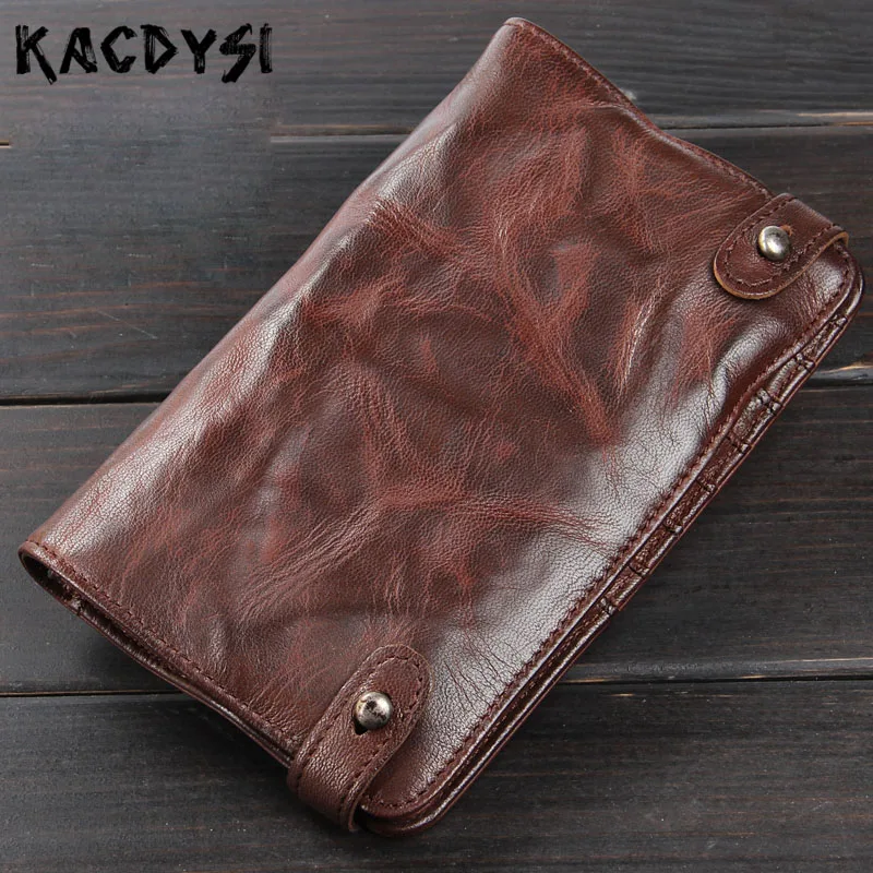 Mens Leather Wallet Bifold Soft Lambskin | semashow.com