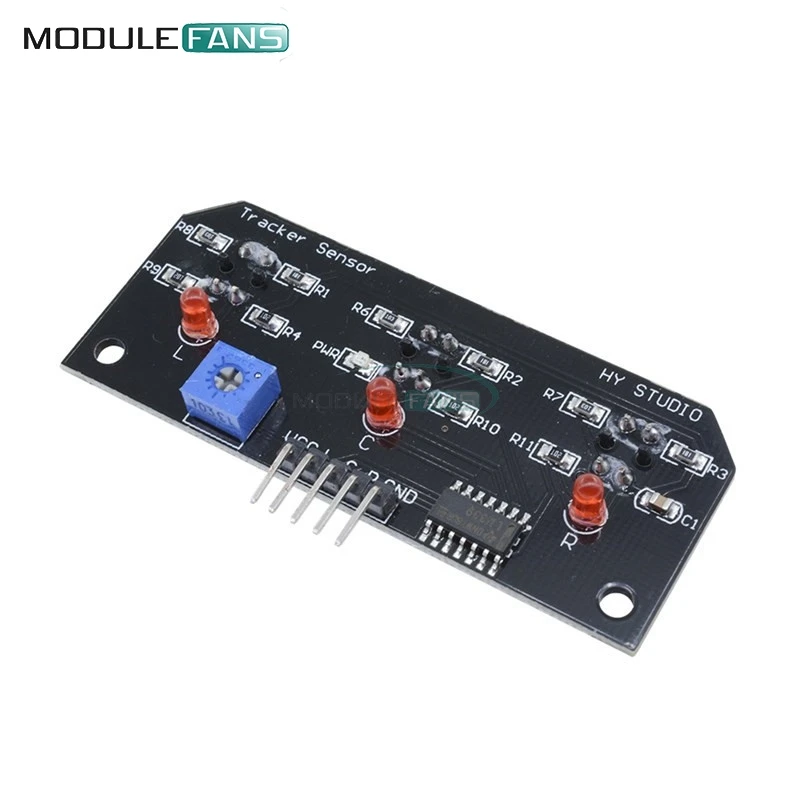 Sensor infravermelho 3 canais módulo de trilho detector saída 3 canais ...