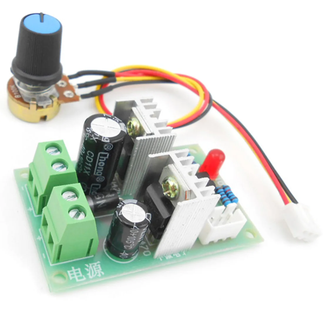 Mini DC DC 10V 40V 3A 100W PWM DC Motor Speed Controller Module Speed ...