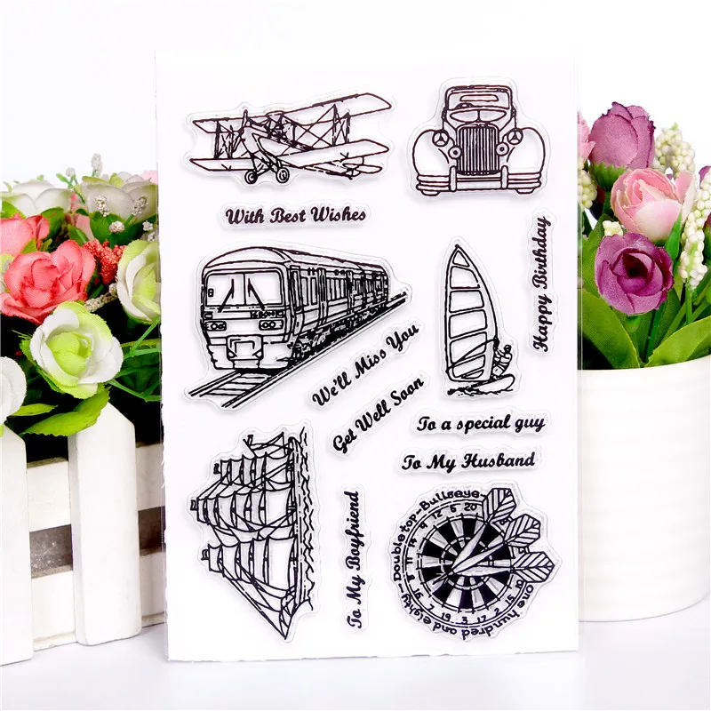 Rubber Silicone Clear Stamps For Scrapbooking Tampons Transparents Seal