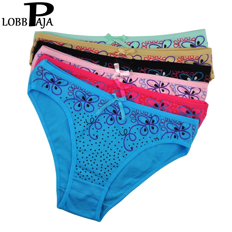 Buy Lobbpaja 6 Pcs Pack Women Underwear Cotton Dots