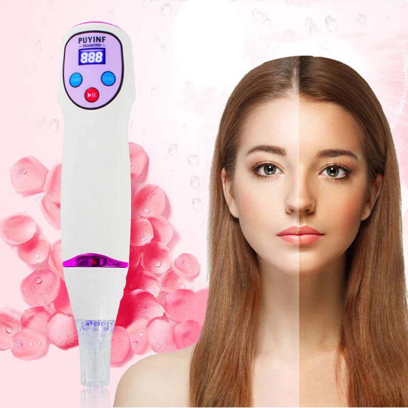Vacuum Blackhead Suction Remover Machine Facial Pore Ceaner Diamond ...