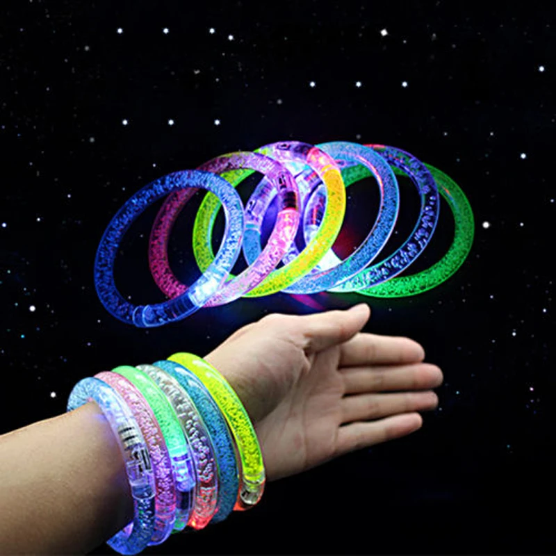 40pcs-lot-Blinking-LED-bracelet-light-up-flashing-Glowing-bracelet ...