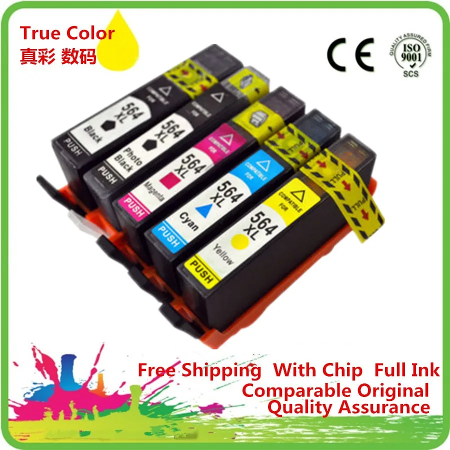Replacement 564 XL 564XL Ink Cartridge Replace For HP564XL HP564 ...