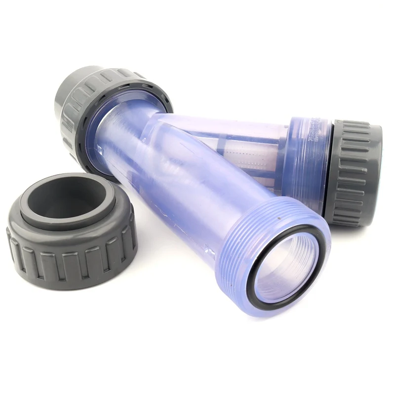 50mm Y Type Transparent Filter Irrigation System Pump Protection Pipe ...