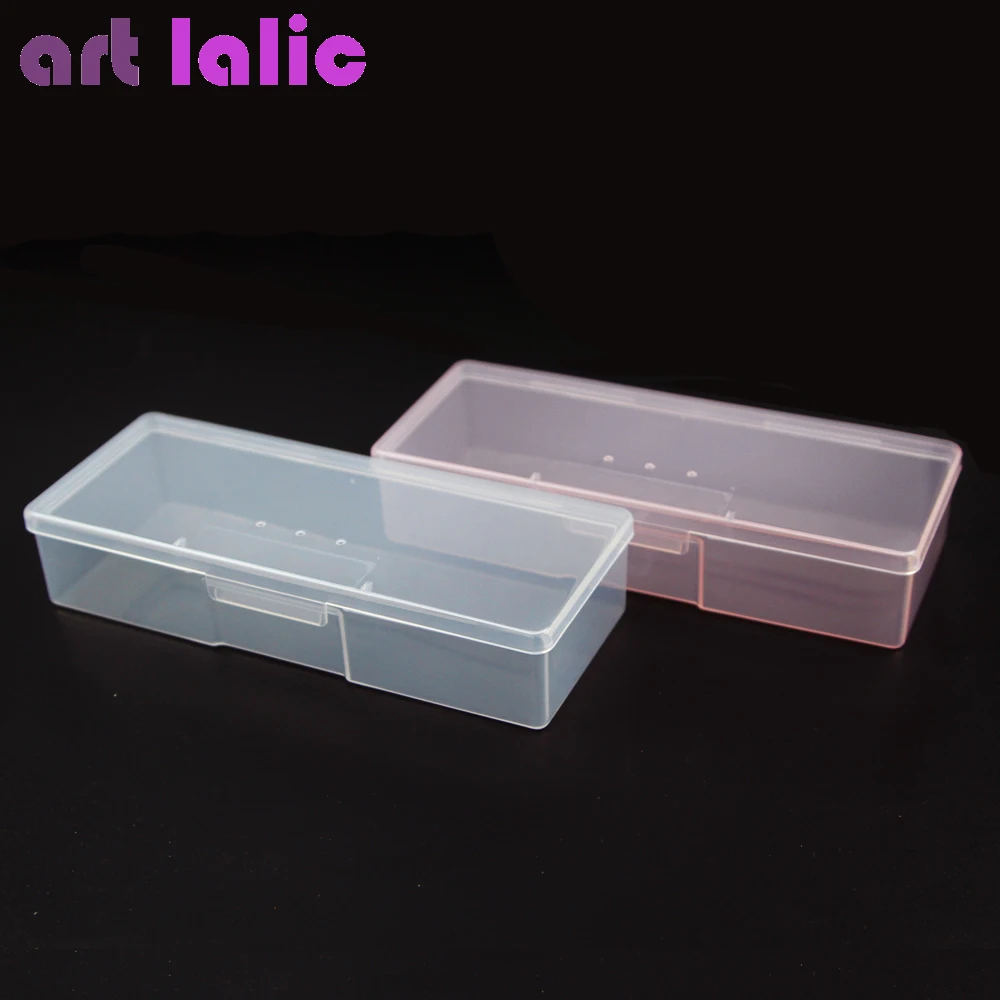 Nail Polish Holder Plastic Nail Supplies Storage pen Box Rectangle Nail ...