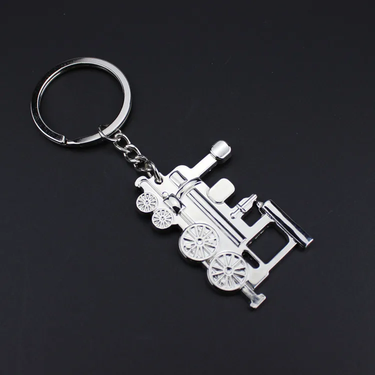 key holder key cover Creative Metal Train Head key holder Railway ...