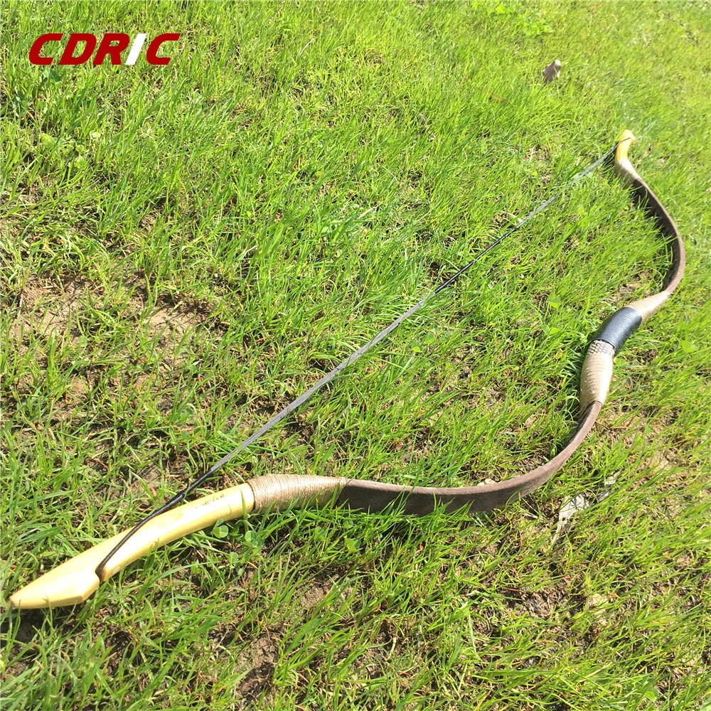 25-60IBS-High-Quality-Handmade-Brown-Longbow-Recurve-Bow-For-Outdoor ...