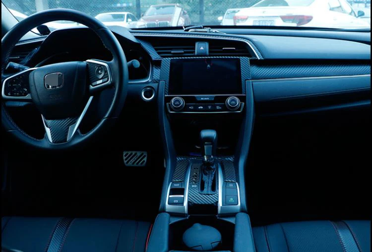 Car interior decoration stickers 3D Carbon Fiber Interior Stickers 1 ...