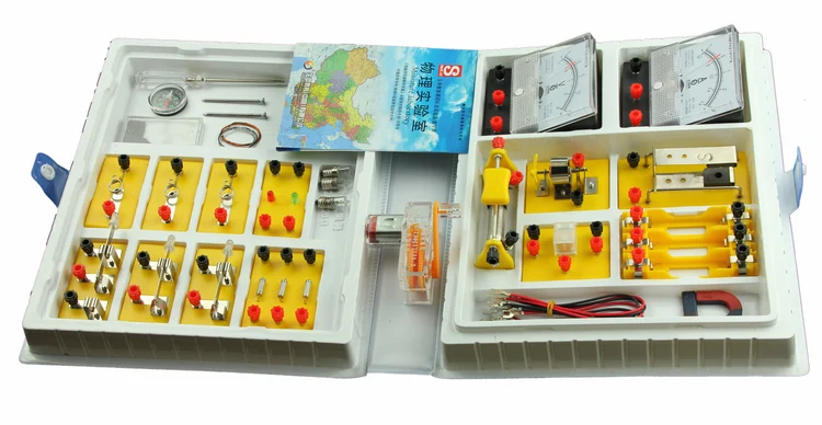free shipping miniature laboratory Junior electrical experiment box ...