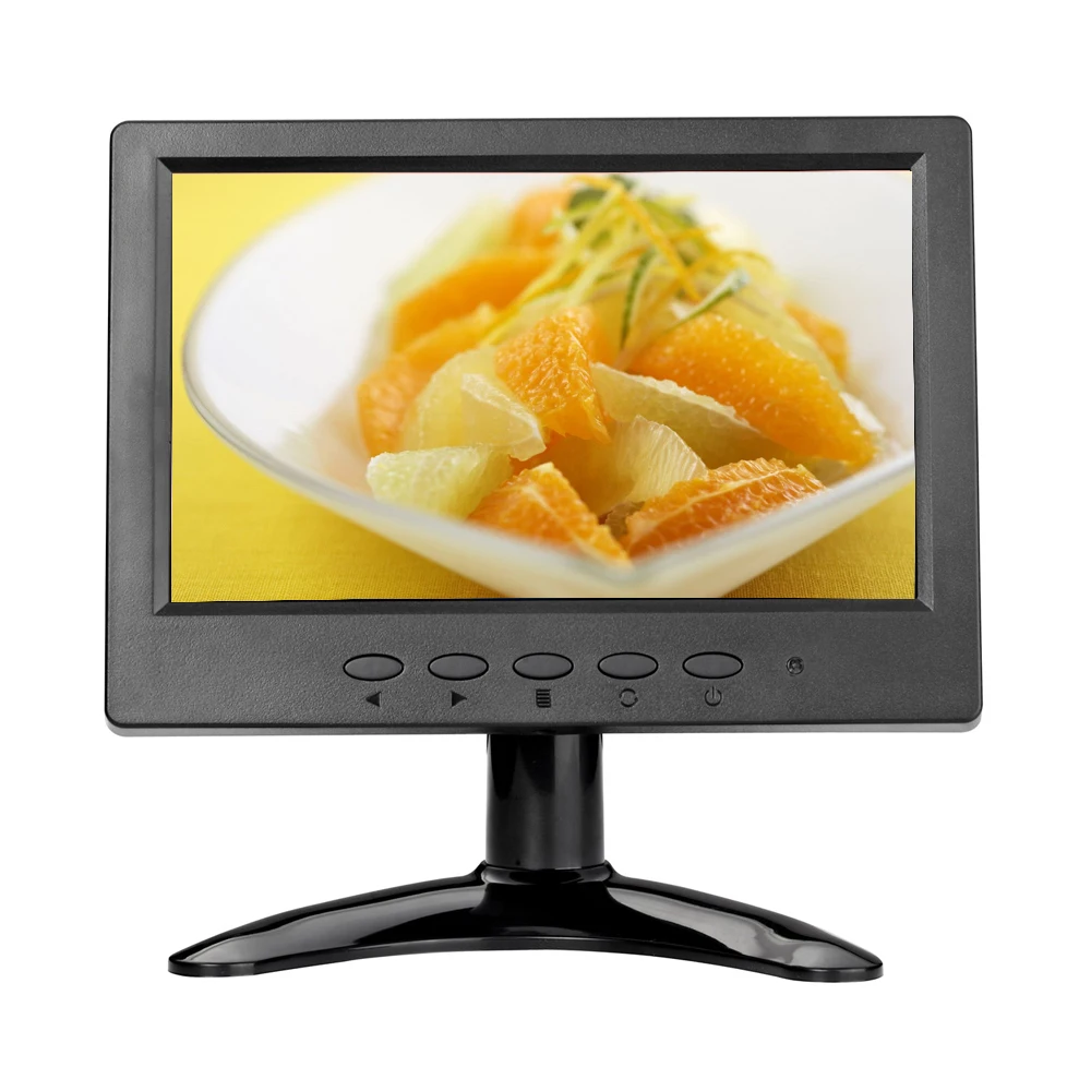 7 inch CCTV LCD Monitor with 1024*600 High Resolution Small Size LCD ...