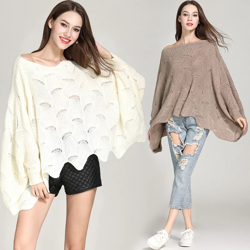 European Fashion Women Sexy Off Shoulder Slash Neck Ribbed Sweater