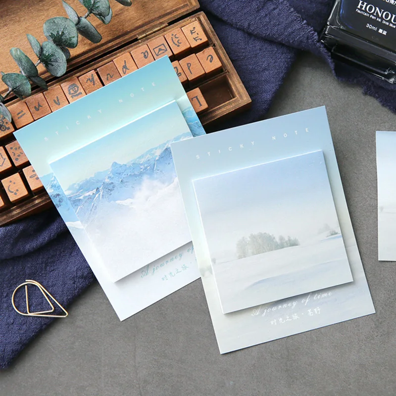 Beautiful Memo Pads of 6 Styles, 30 sheets