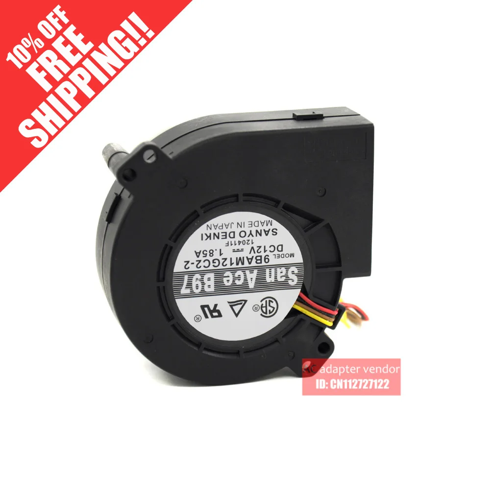 FOR-SANYO-SAN-ACE-B97-9BAM12GC2-2-Blower-turbo-9733-Double-ball-bearing ...