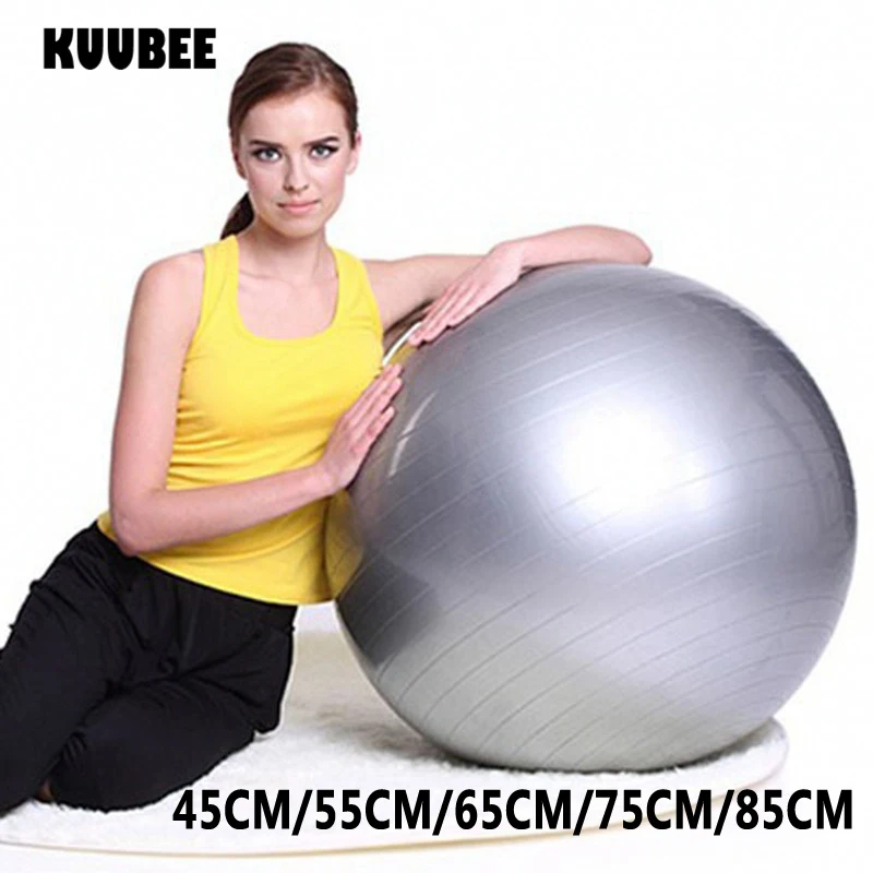 Yoga Balls Pilates Fitness Gym Balance Fitball Exercise Workout Ball 45 ...