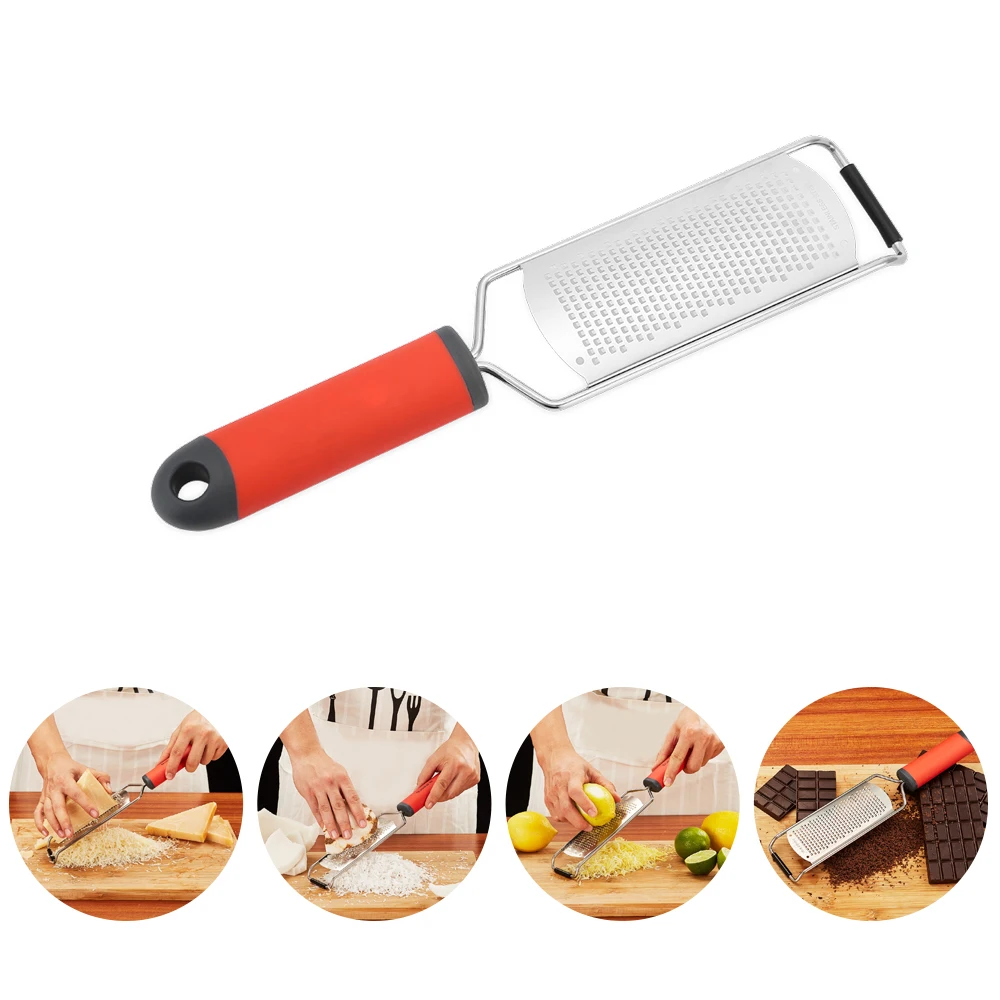 Handheld Cheese Grater Zester Stainless Steel Blade With Protective ...