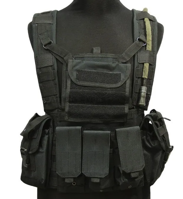 Usmc Assault Vest With Water Reservoir (black)tactical Vest Cs Party ...