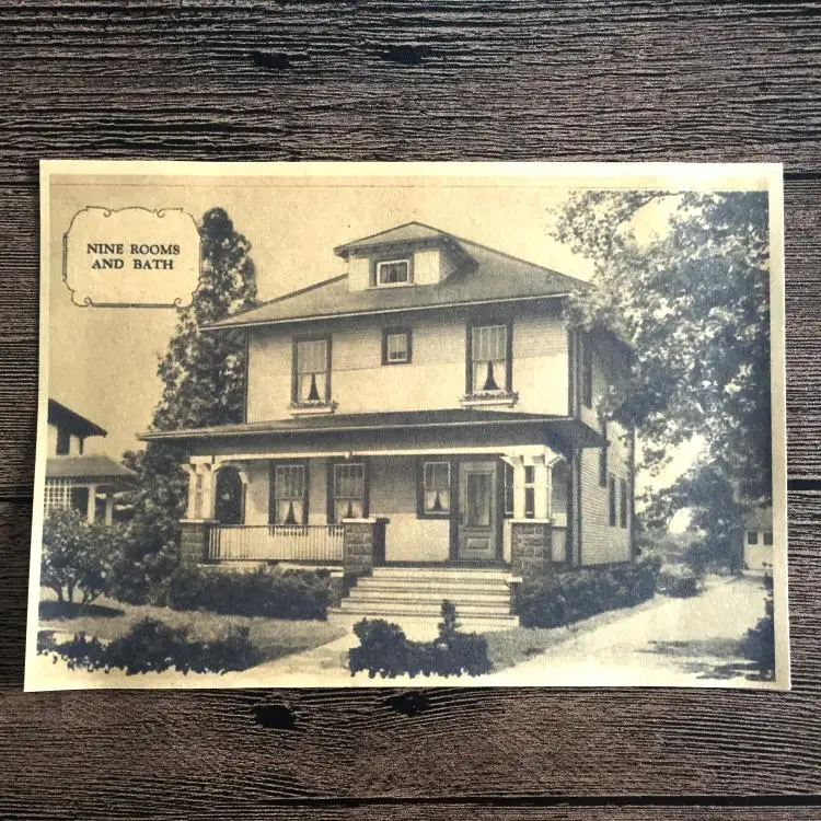 Free ship Vintage Old House Prints poster retro painting wall picture ...