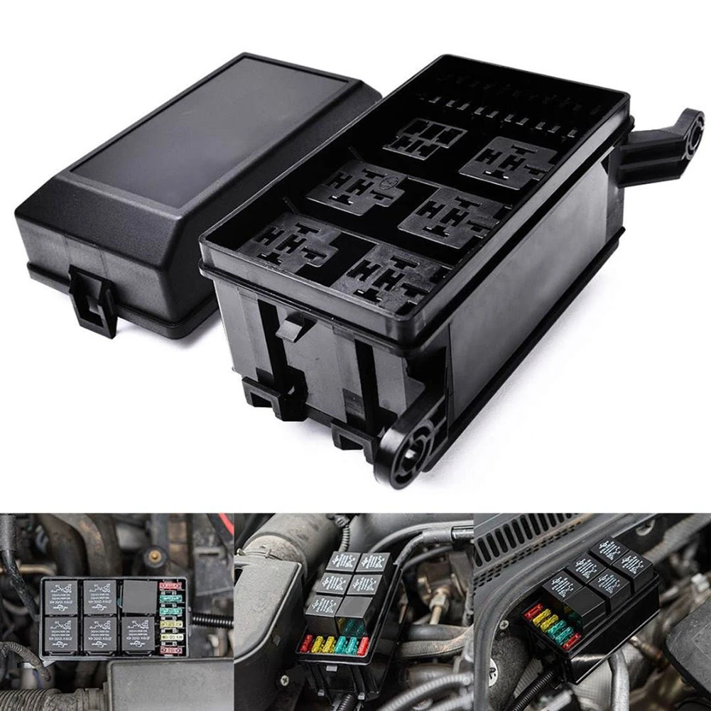 Caixa de Relé Relés 6 12 Slot 6 ATC/ATO Fusíveis Padrão Suporte Do ...