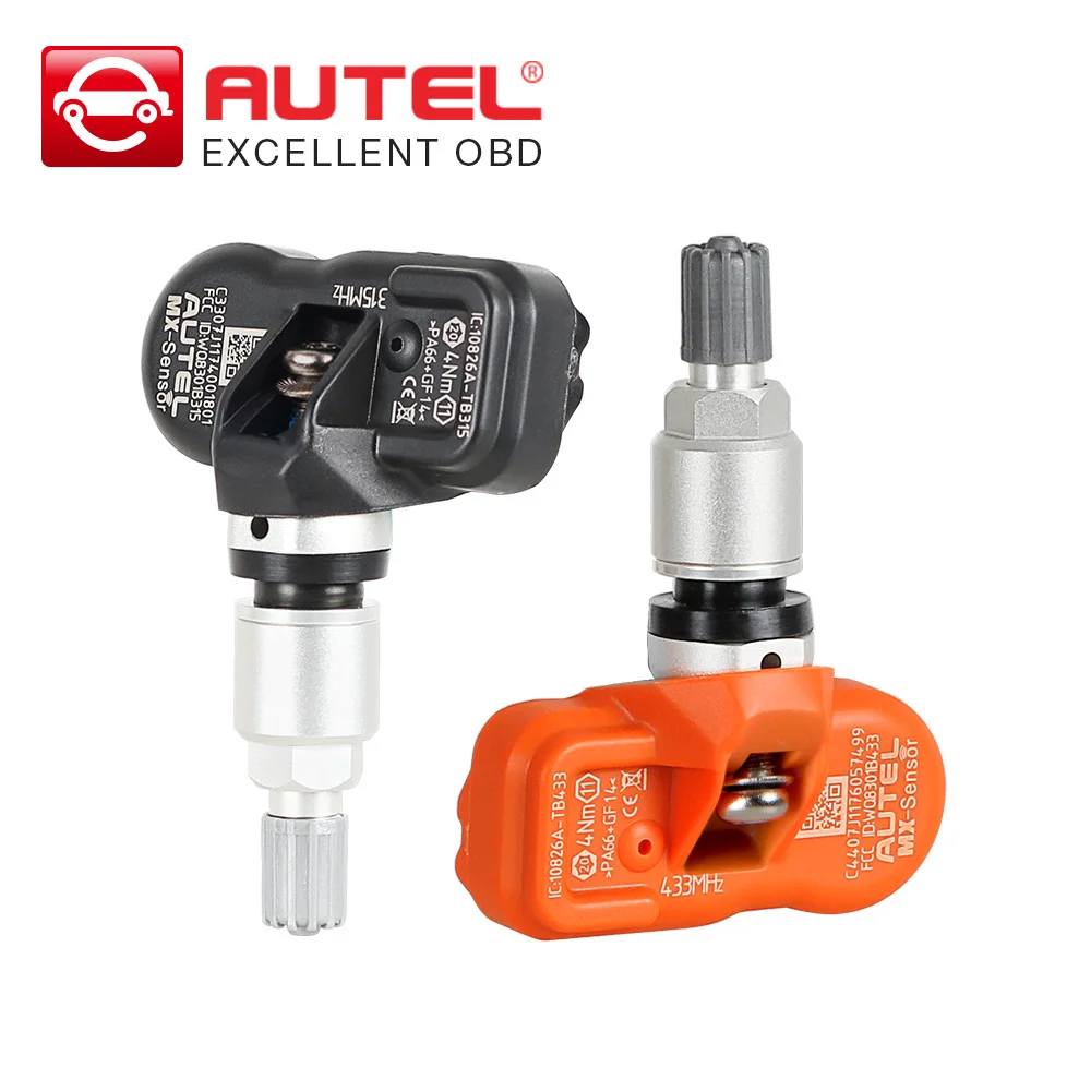 Buy Autel Mx Sensor 433mhz Optional Universal Programmable Tpms Sensor 