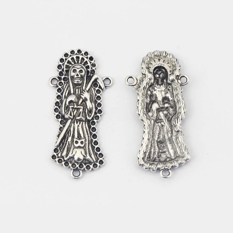 10pcs-Grim-Reaper-Charms-Connector-Jewelry-For-Bracelet-Necklace ...