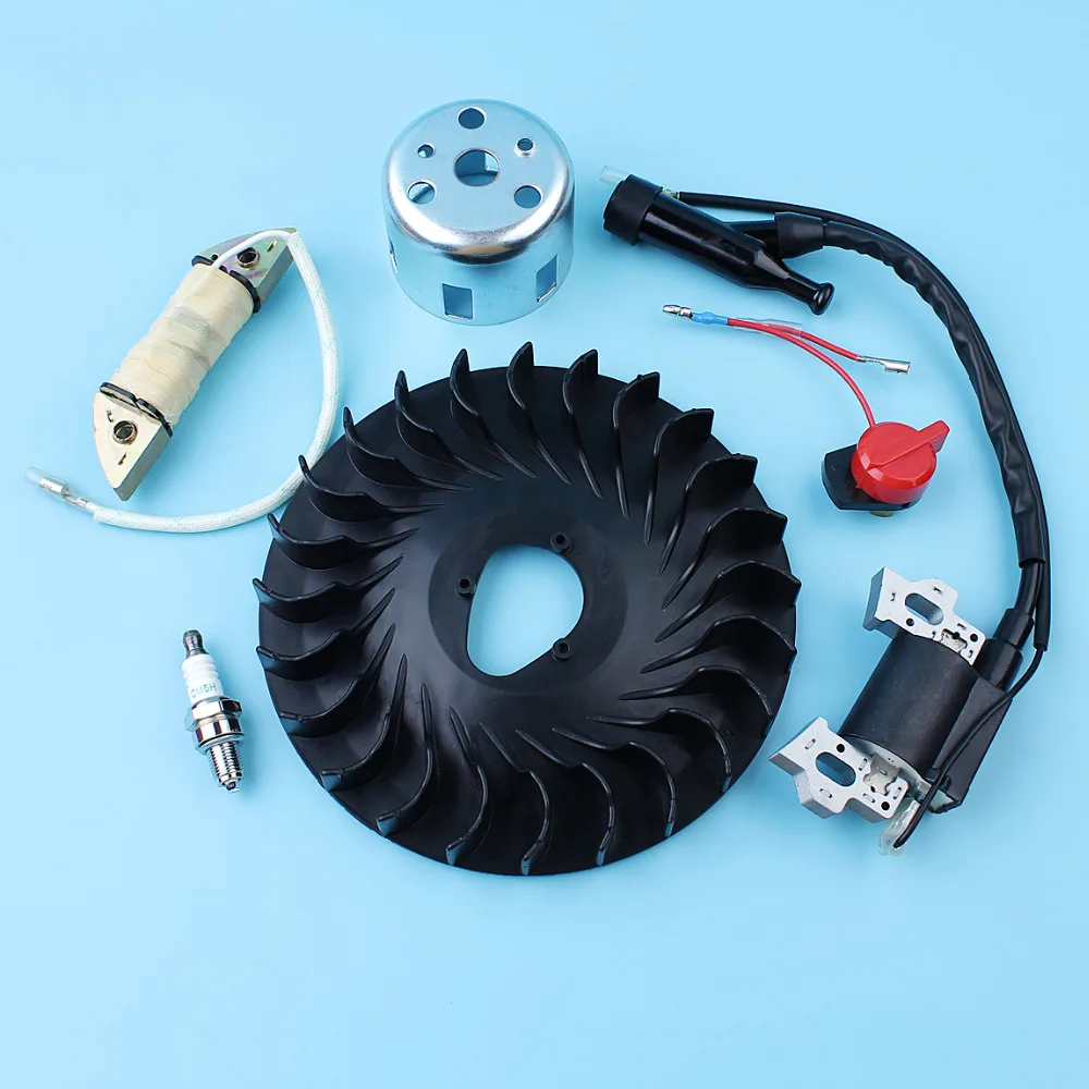 Flywheel Charging Ignition Coil Candle Switch Starter Cup Kit For Honda ...