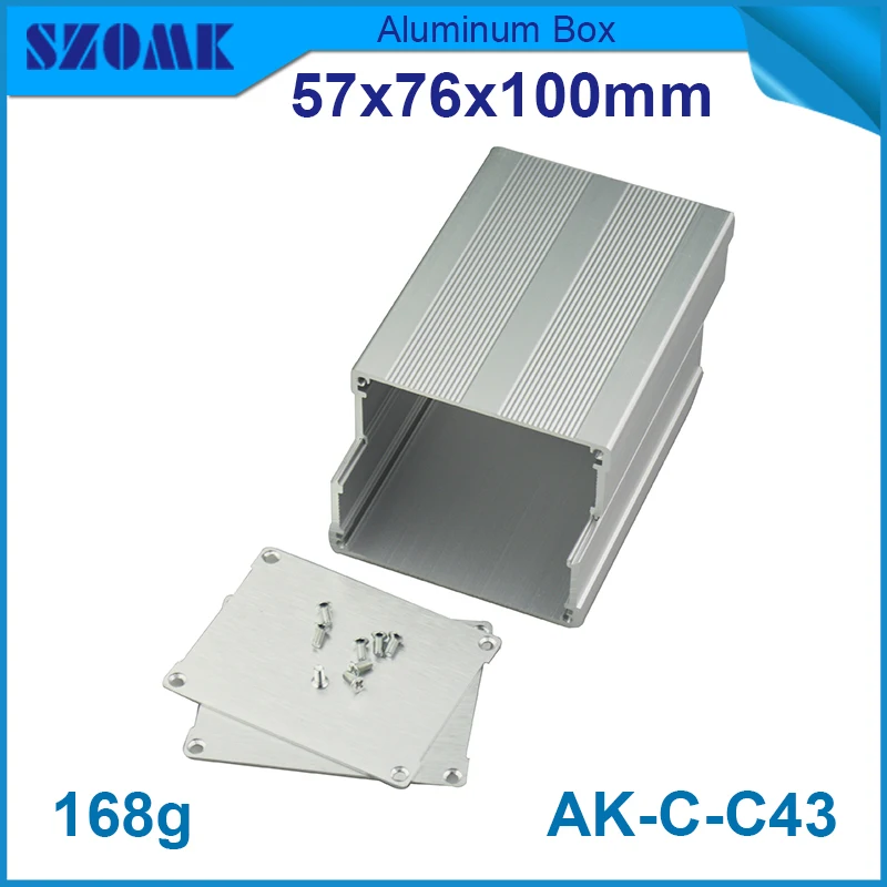 4pcs/lot silvery aluminum protect enclosure Case for PCB Customized ...