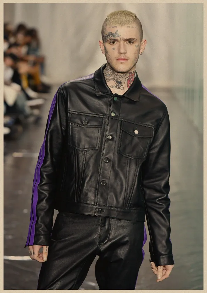 Rapper Lil Peep poster Kraft Paper 2019 Calendar Poster Bar Cafe ...