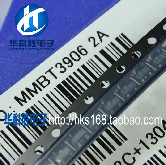MMBT3906=2N3906 Free silk screen: Shipping 2A=T2A patch PNP transistor ...