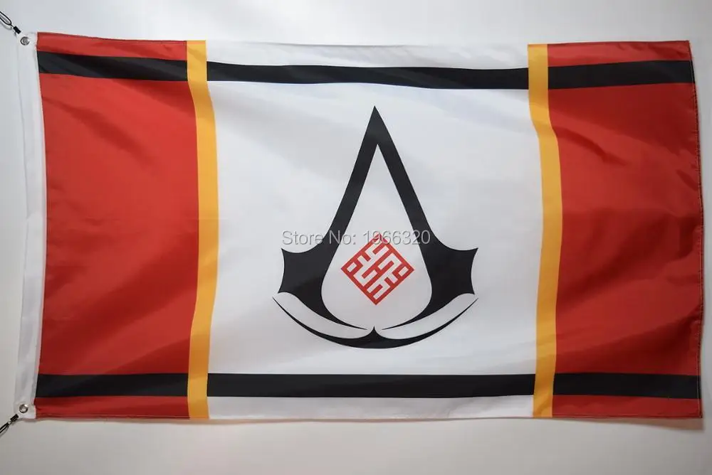Assassin creed Thème Masyaf Drapeau Dortoir Garage Sous Sol Drapeau 3x5 ...