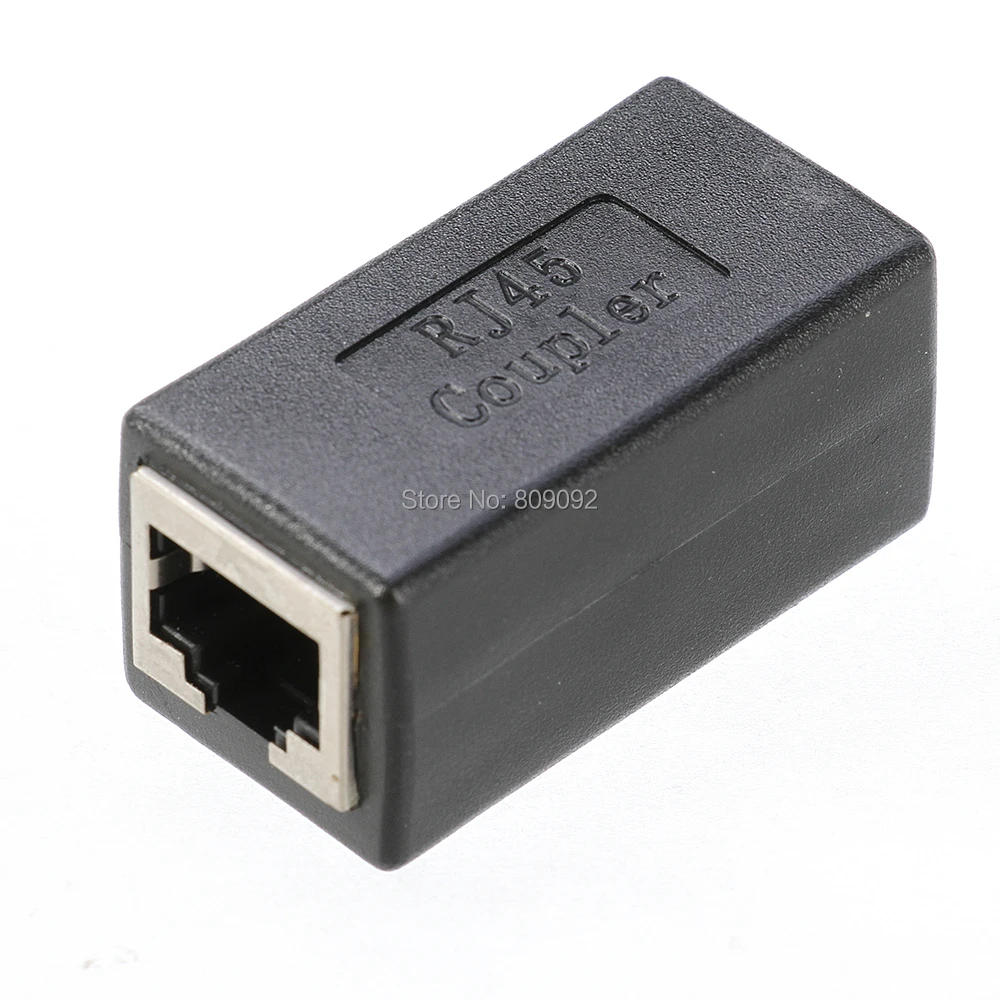 Fêmea para fêmea rede lan conector adaptador acoplador extensor cat6 ...