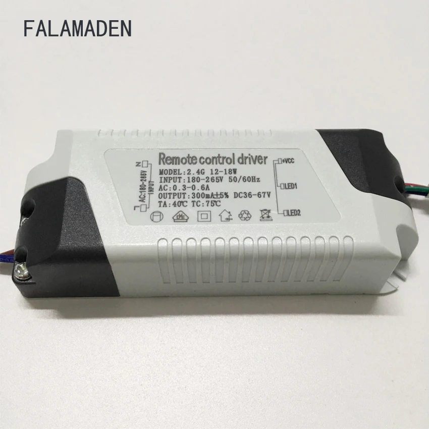 2.4G remote control LED driver lighting transformer for color ...