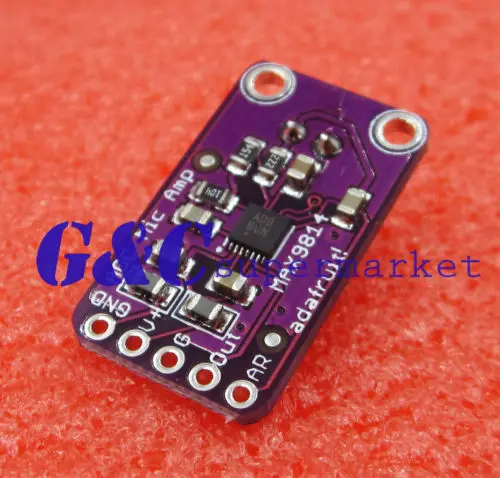 MAX9814 Electret Microphone Amplifier Module Auto Gain Control - buy at ...