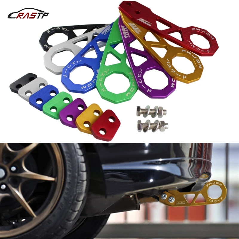 RASTP JDM Style Racing Rear Tow Hook Aluminum Alloy Rear Tow Hook For ...