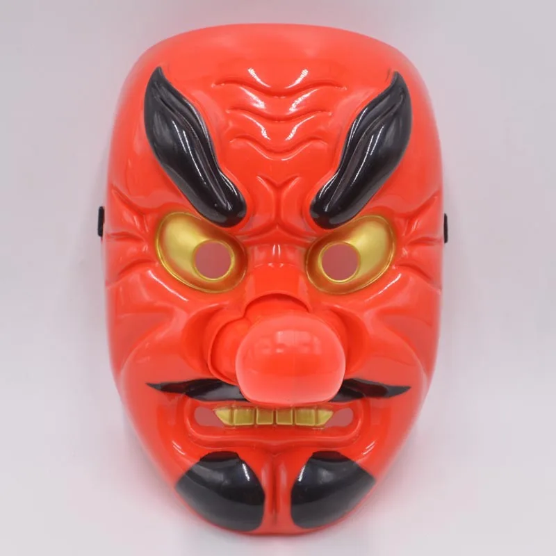 High Quality 5/Pcs Japanese Noh Tengu Detachable Mask Red Long Nose ...