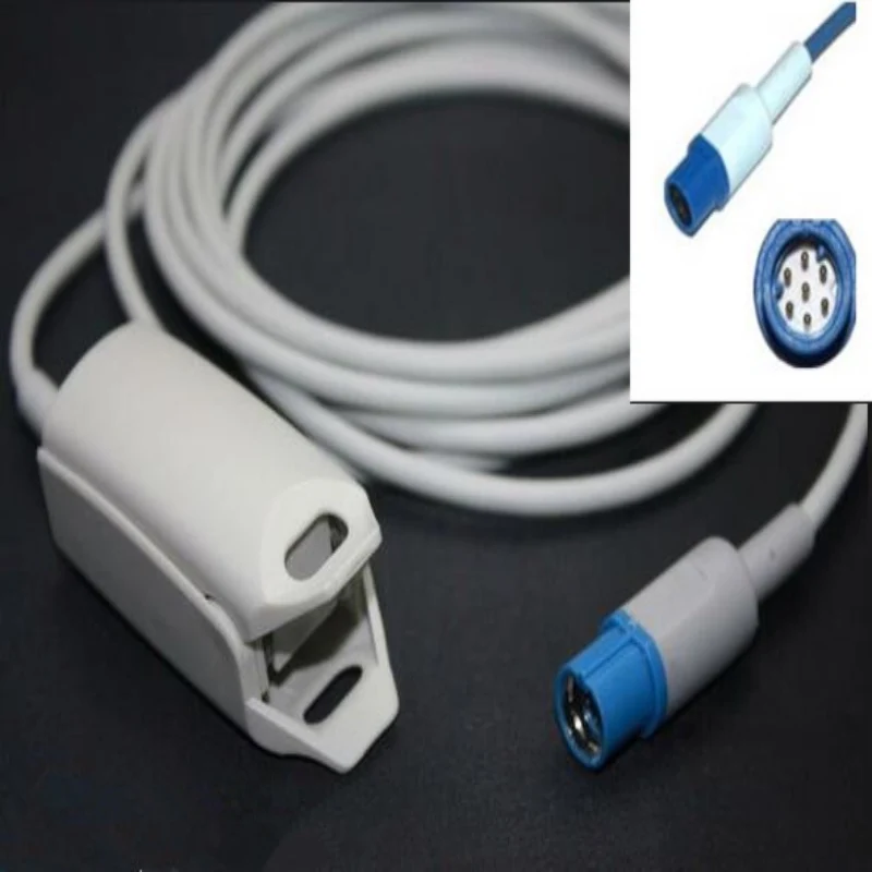 Compatible-For-Drager-7pin-Adult-FingerClip-Spo2-Sensor-Pulse-Oximeter ...